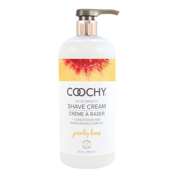 COOCHY Shave Cream - 32 oz Peachy Keen – Hella Raw