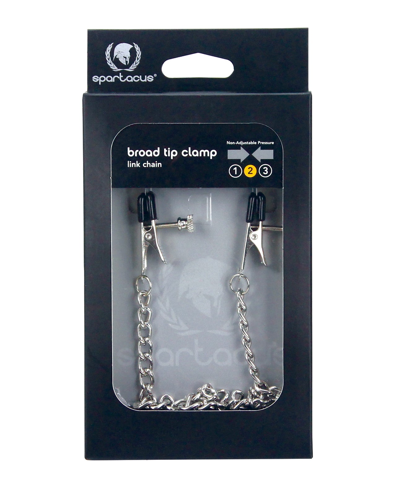 Spartacus Adjustable Broad Tip Nipple Clamps w/Link Chain – Hella Raw