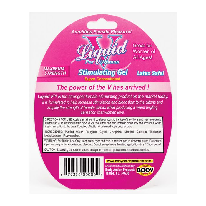 Liquid V Female Stimulant - 10 ml Bottle in Clamshell – Hella Raw