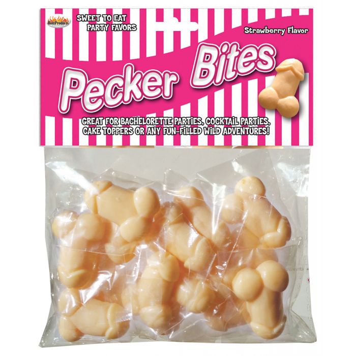 Pecker Bites - Strawberry – Hella Raw