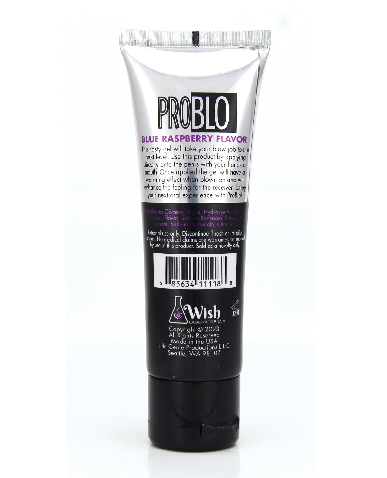 Pro Blo Oral Pleasure Gel - 1.5 oz Blue Raspberry – Hella Raw