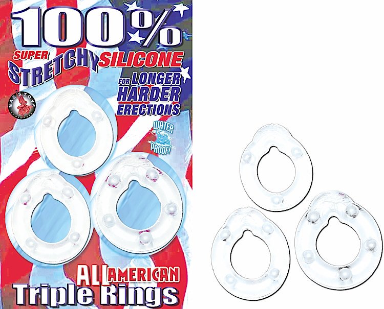 All american triple rings clear – Hella Raw