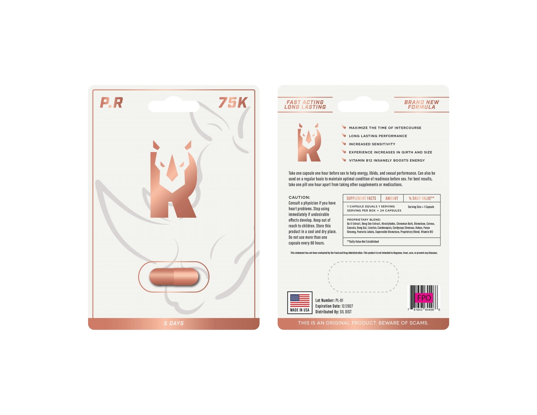 75k pure rose gold 24pc dsp – Hella Raw