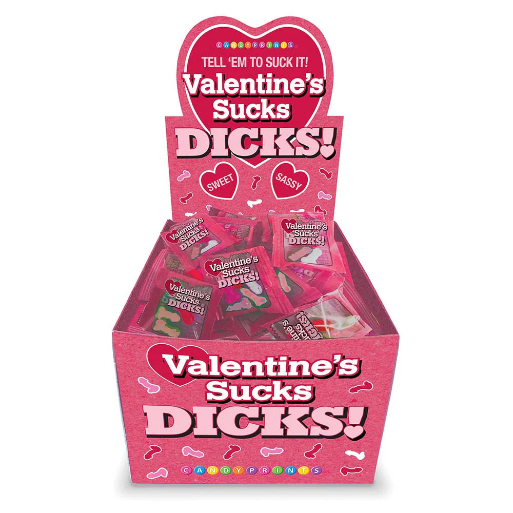 Valentine's Sucks Dicks 100-Pack Display – Hella Raw